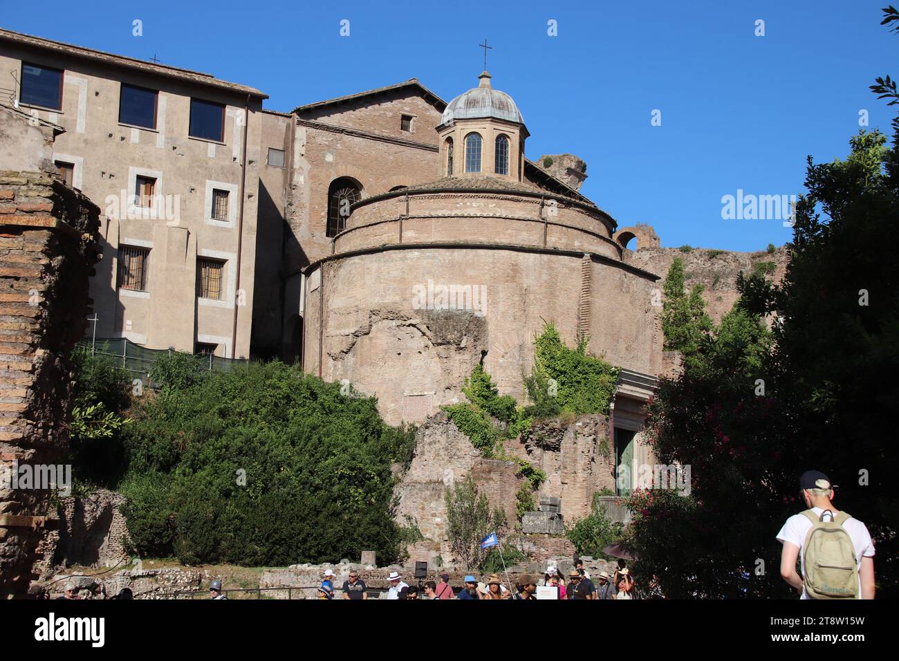 Roman Forum (Forum Romanum): Temple of Romulus, Ancient Rome Historic ...