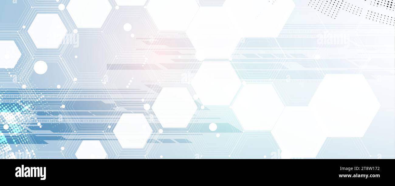 Technology Network Vector Background.. Science and technology ...