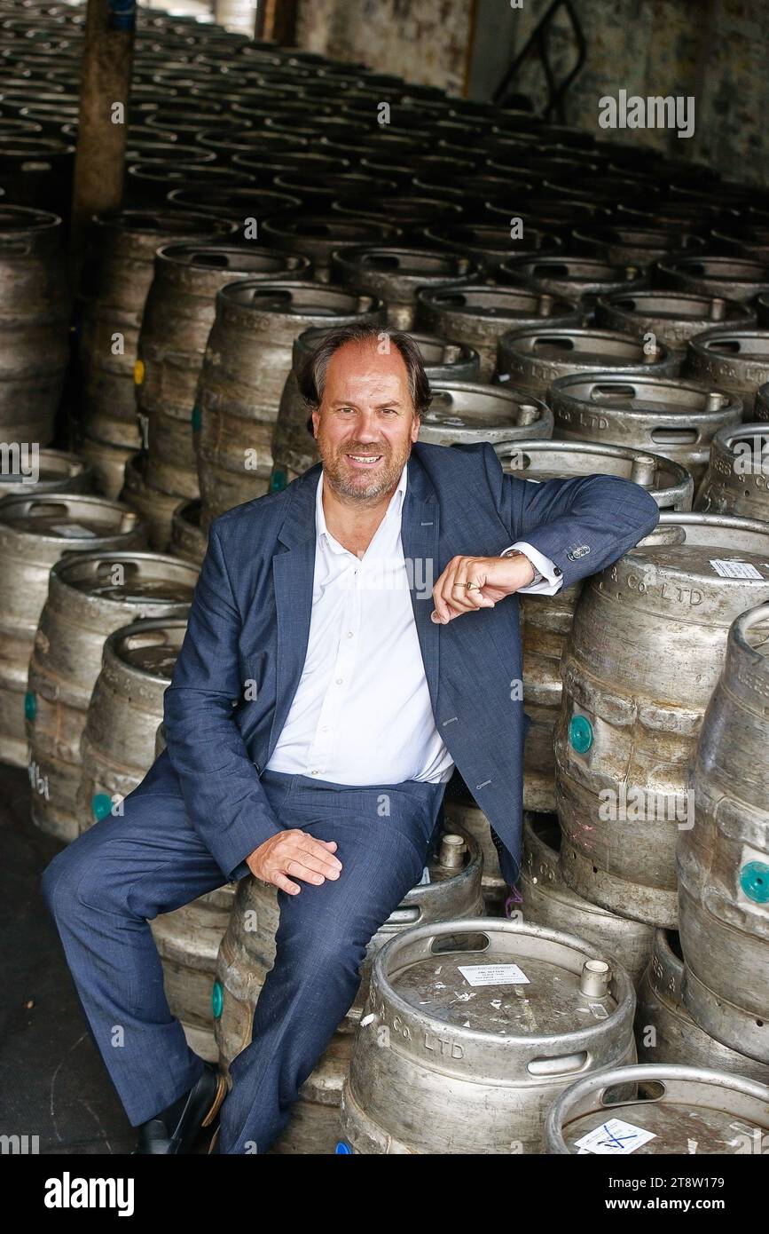 William Lees-Jones MD at JW Lees Brewery Stock Photo - Alamy