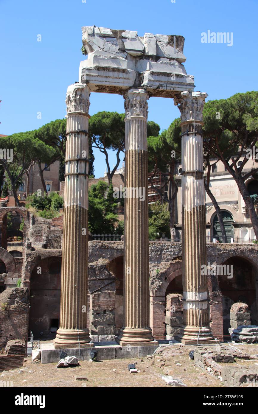 Temple of Venus Genetrix in Forum of Caesar, Ancient Rome Historic ...