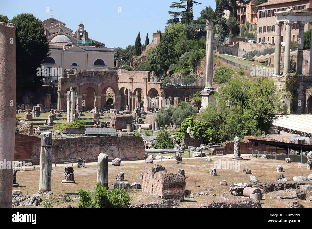 Roman Forum (Forum Romanum), Ancient Rome Historic Center, Rome, Italy ...