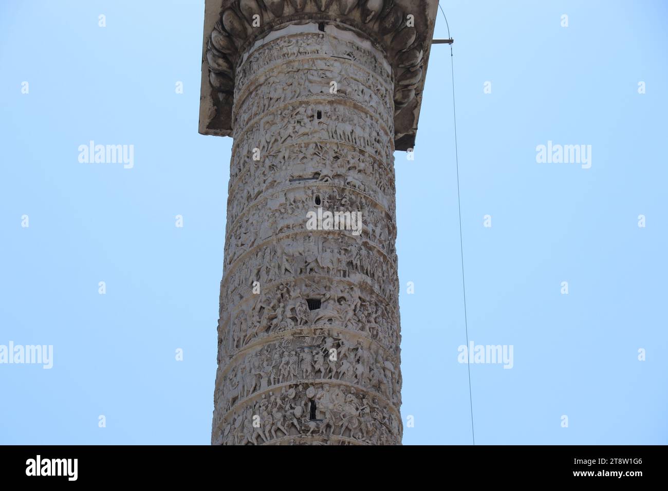 Column of Marcus Aurelius, Ancient Rome Historic Center, Rome, Italy ...