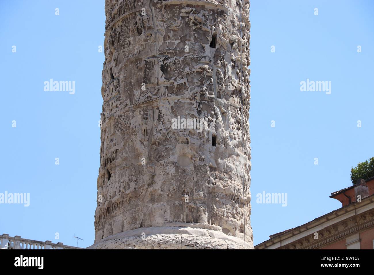 Column of Marcus Aurelius, Ancient Rome Historic Center, Rome, Italy ...