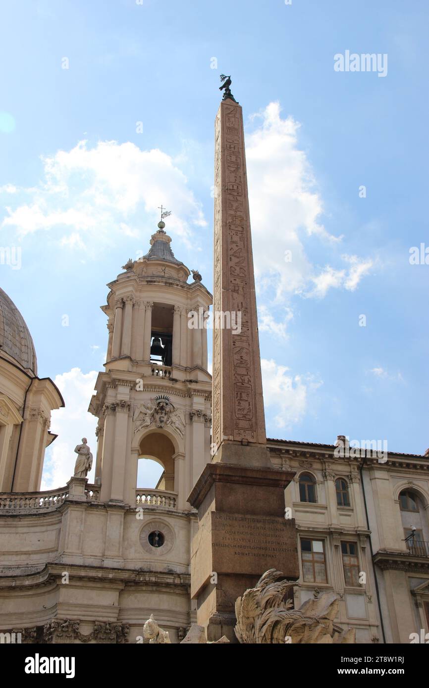 Piazza Navona: Obelisk of Domitian, Site of Stadium of Domitian ...