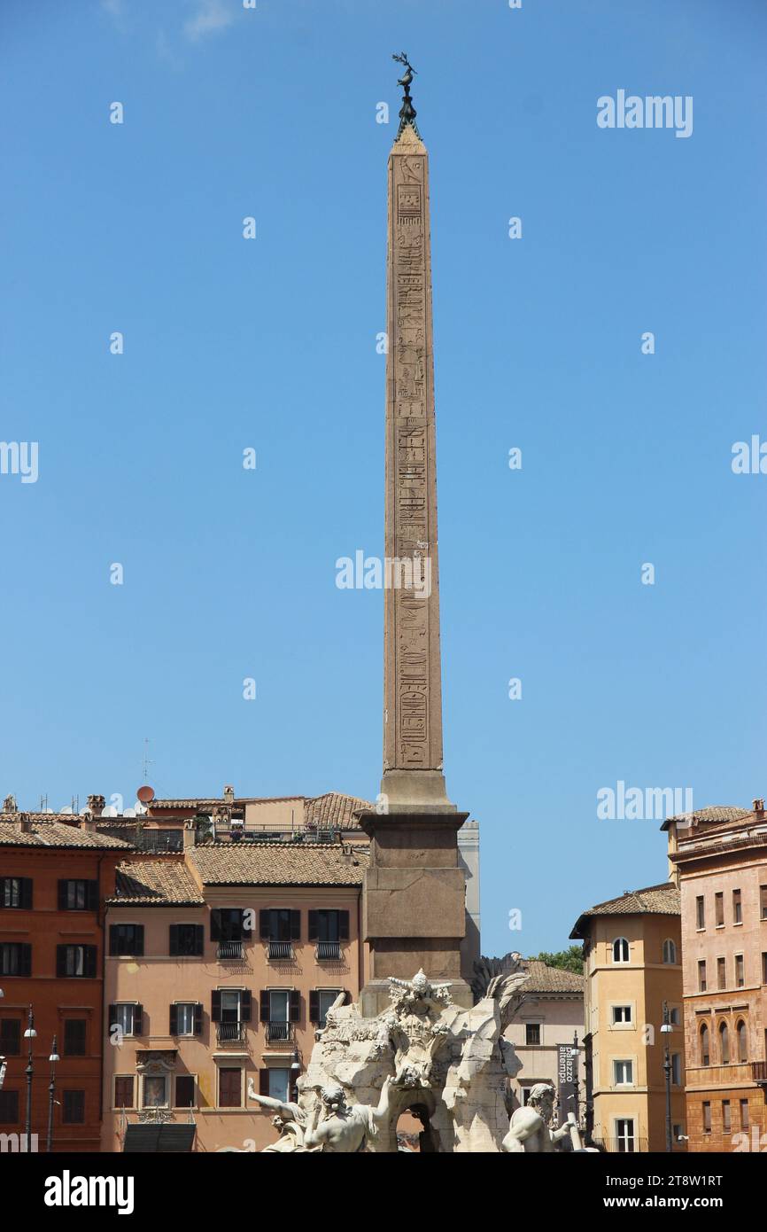 Piazza Navona: Obelisk of Domitian, Site of Stadium of Domitian ...