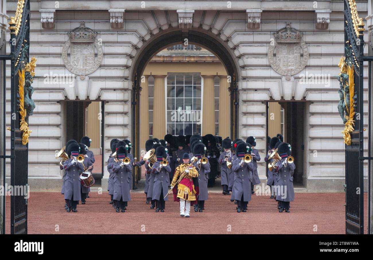 London, UK. 21st Nov, 2023. Pomp and Ceremony outside Buckingham Palace ...