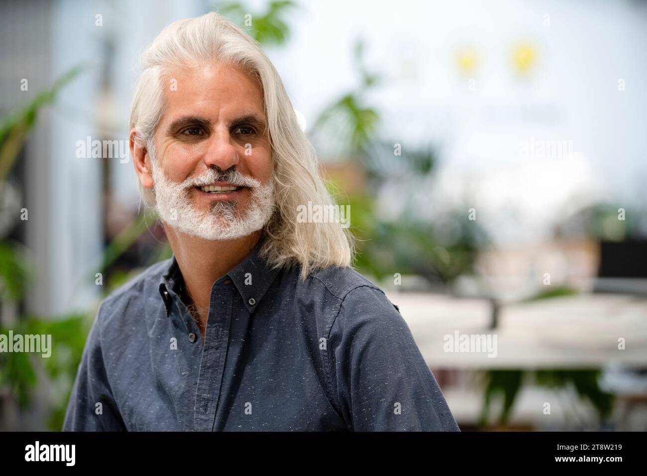 Design agency manager thinking about project Stock Photo - Alamy