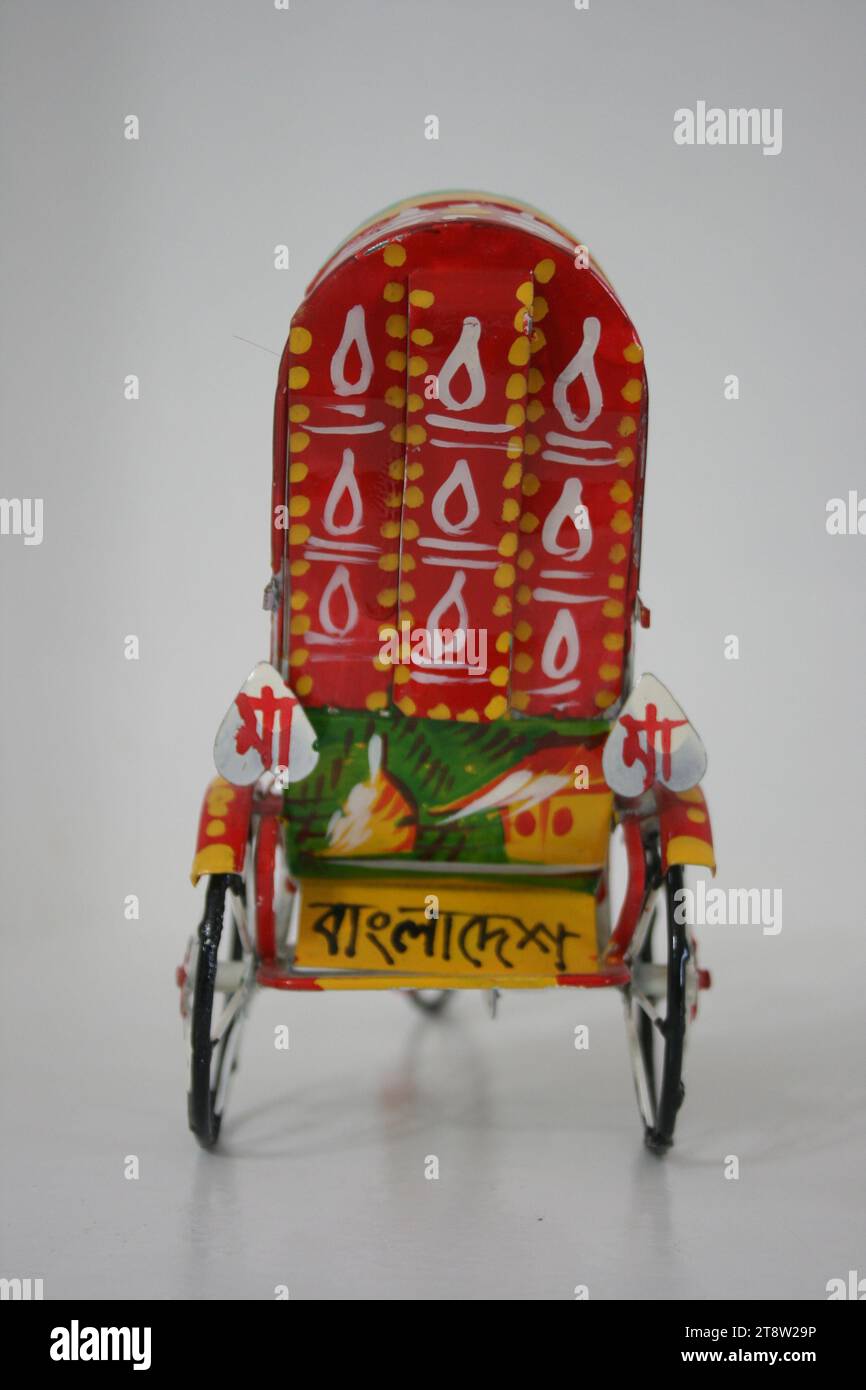 Bangladeshi Rickshaw Model, Bangladesh Stock Photo - Alamy