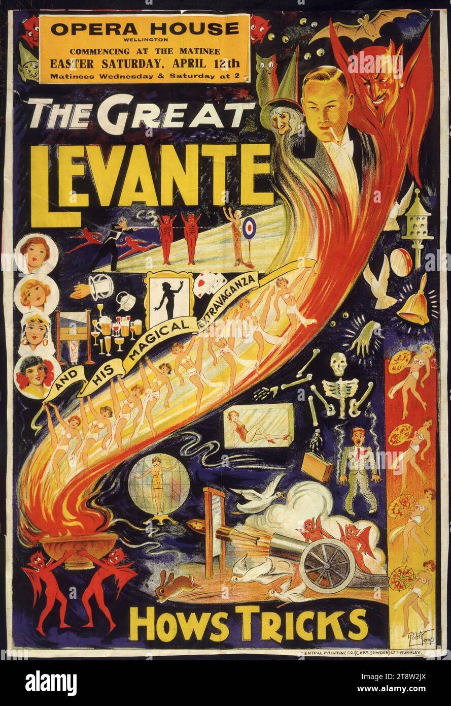 The Great Levante in Wellington, New Zealand, 1941, Opera House ...