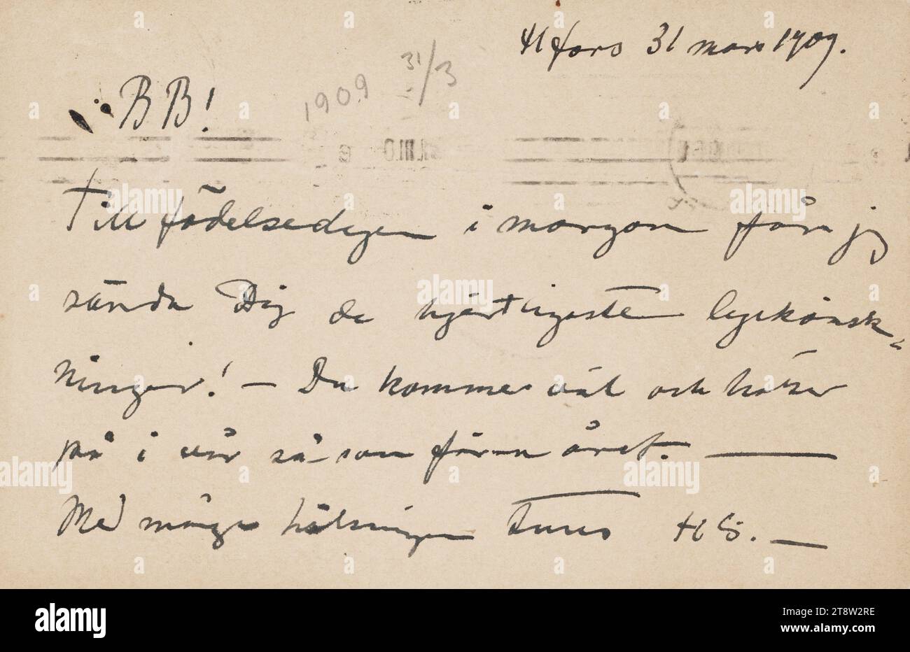 Half brother julius simberg 31 3 1909 hi-res stock photography and ...