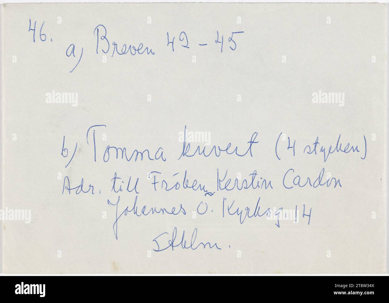 Tomma kuvert hi-res stock photography and images - Alamy