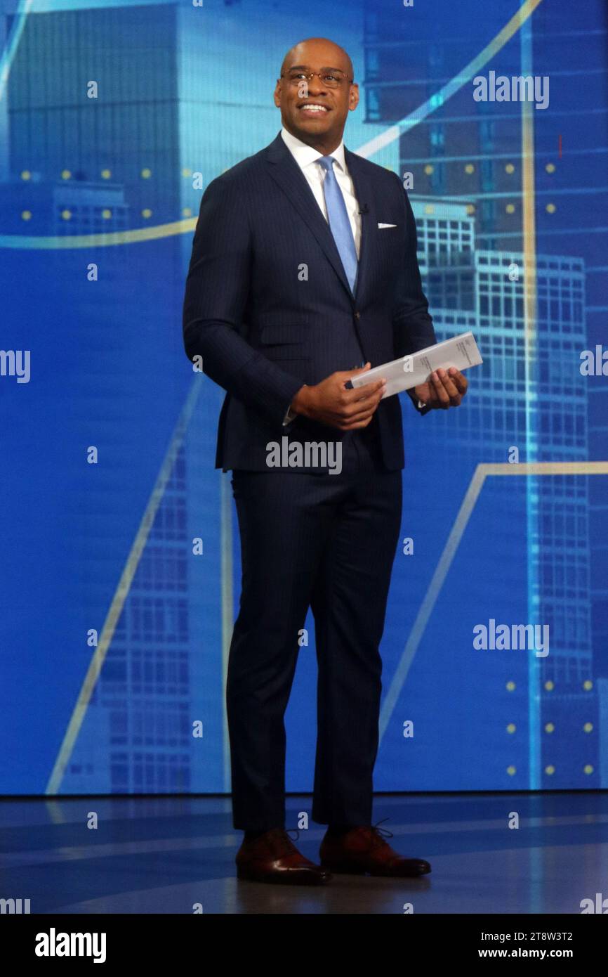 New York, NY, USA. 20th Nov, 2023. DeMarco Morgan on the set of Good ...