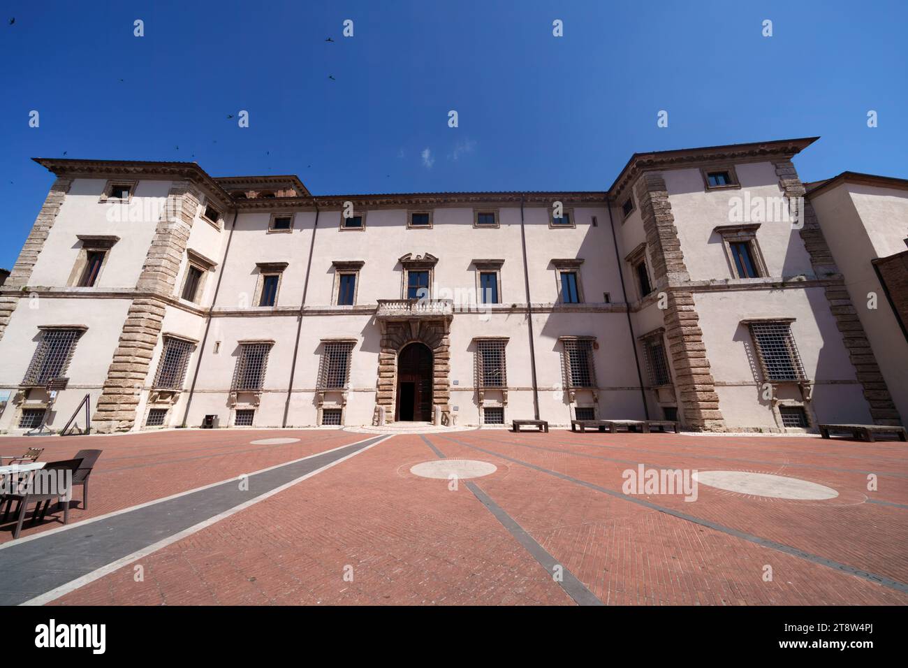 Historic buildings of Acquasparta, Terni province, Umbria, Italy Stock ...