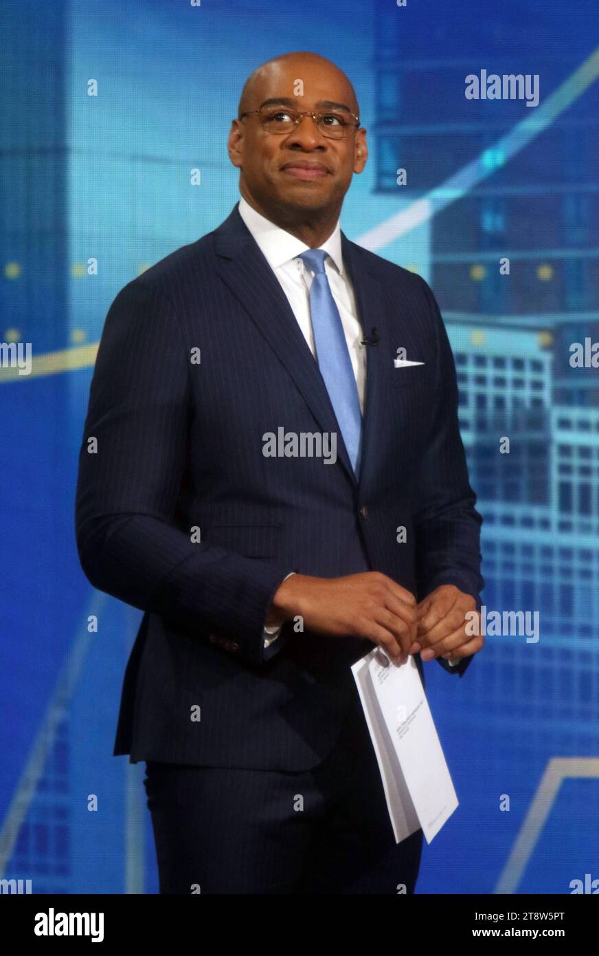 NEW YORK, NY- NOVEMBER 20: DeMarco Morgan on the set of Good Morning ...