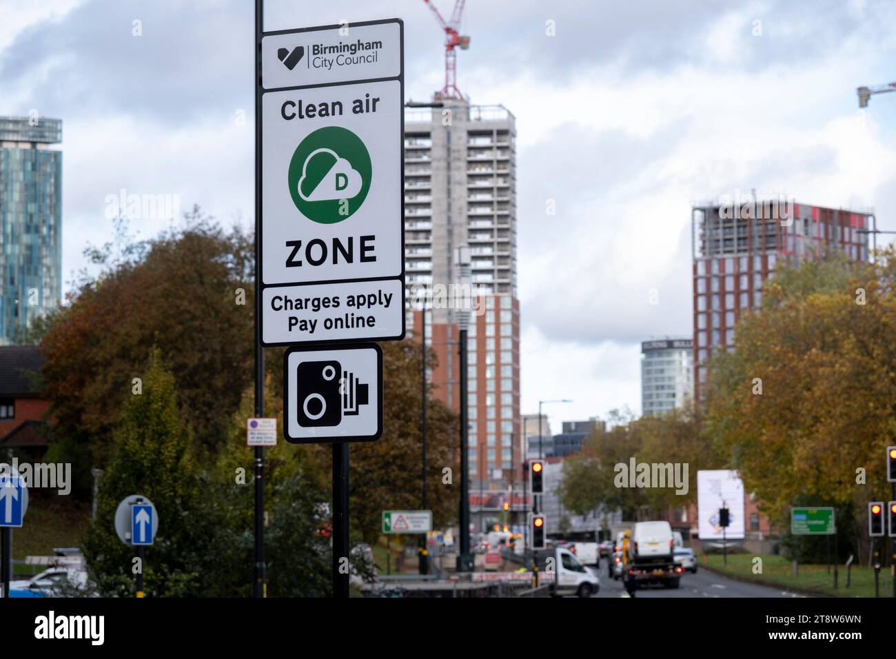 Clean Air Zone run by Birmingham City Council along the A38 Bristol ...