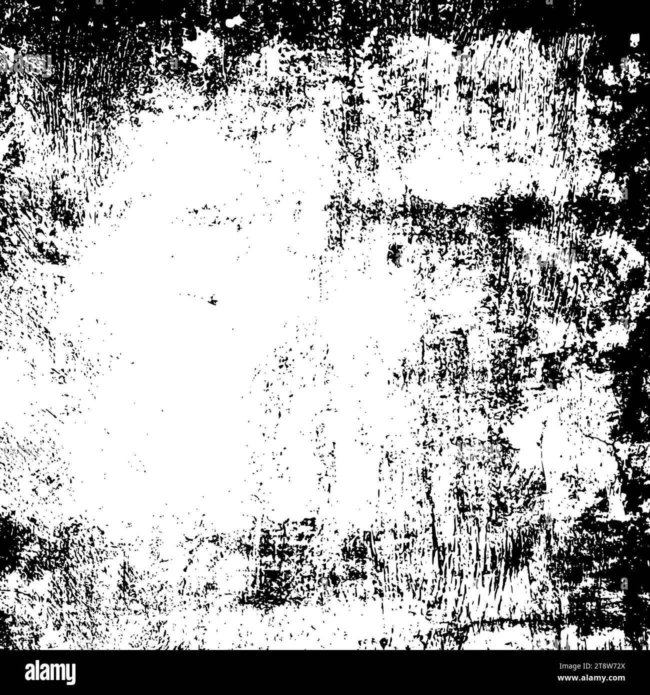 Vector grunge texture overlay. Grainy noise vintage weathered overlay ...