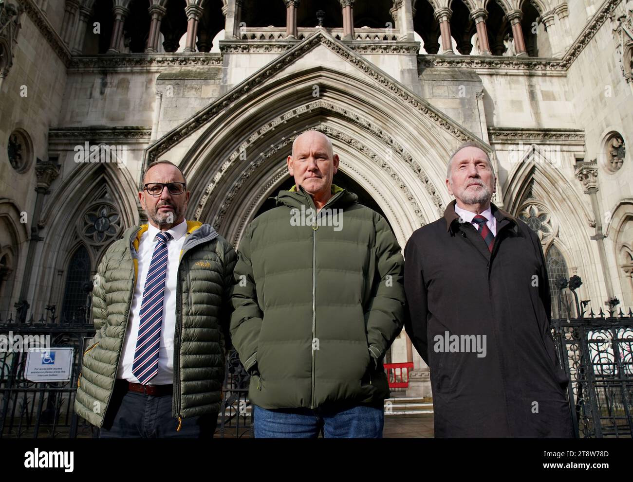 Mark Tipper (left), brother of Trooper Simon Tipper who was killed in ...