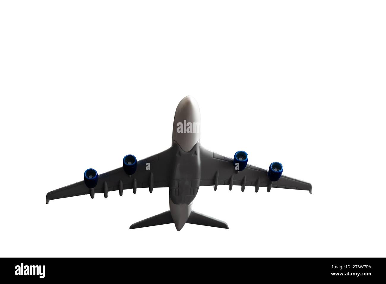 Airplane isolated on white background Stock Photo - Alamy