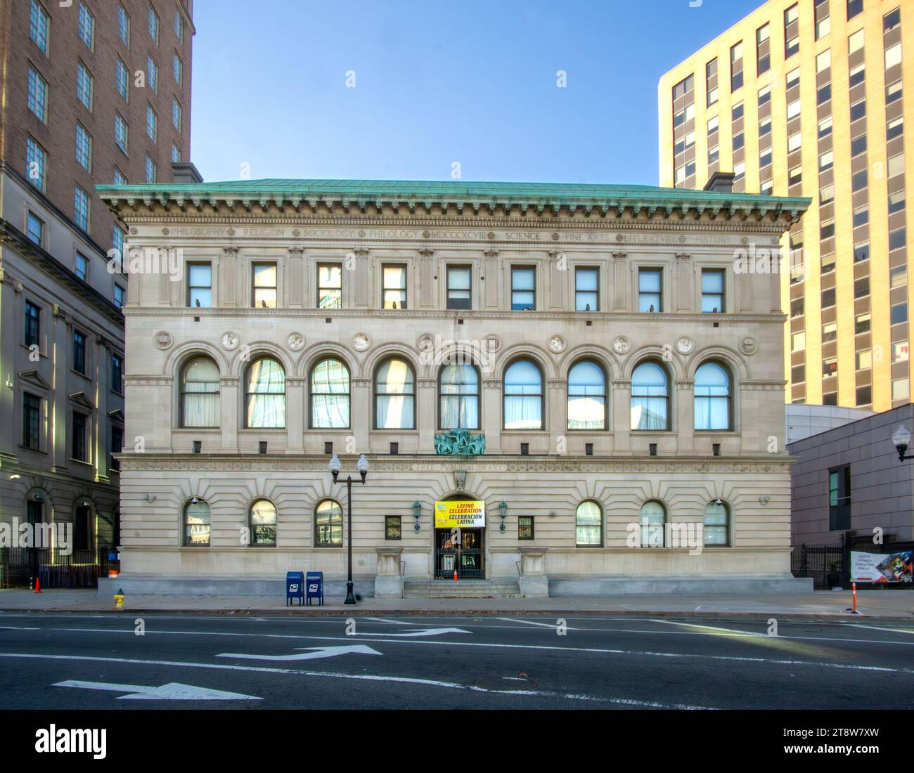 Newark, NJ – US – Nov 12, 2023 view of the four–story Italian ...