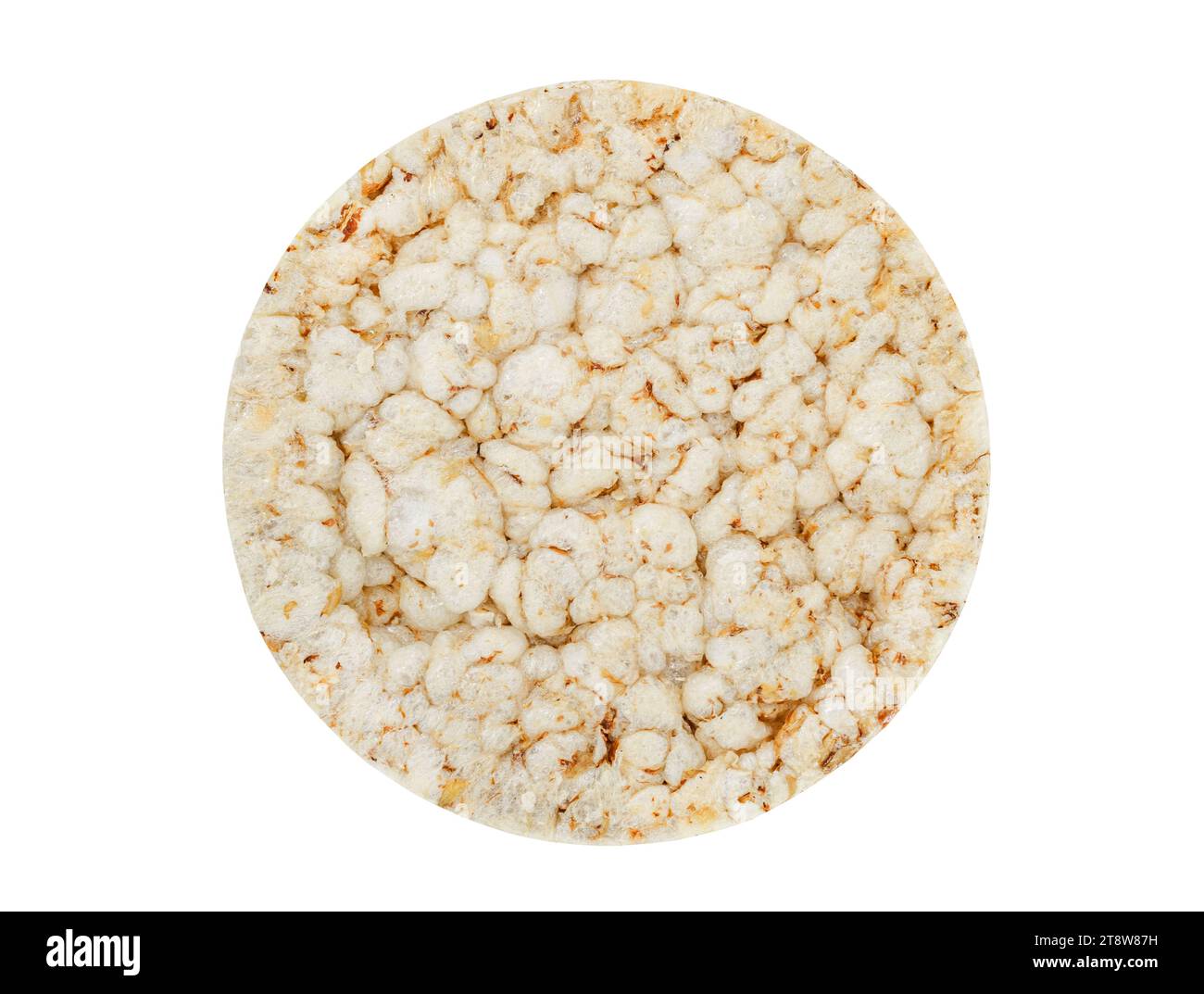 Puffed rice bread, rice cakes, round diet crispbreads, healthy dietary ...