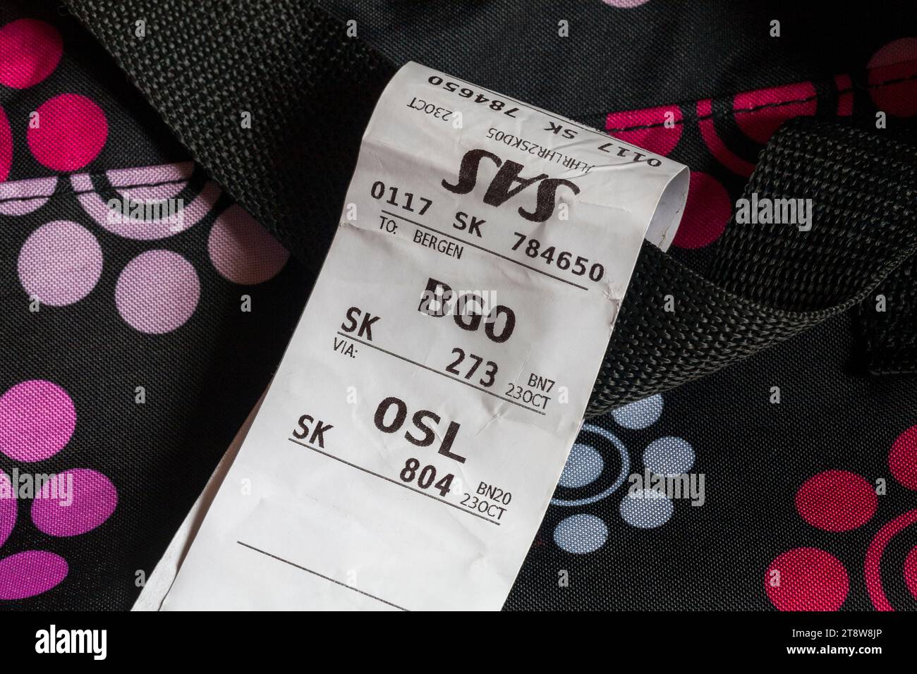 Sas luggage label hi-res stock photography and images - Alamy