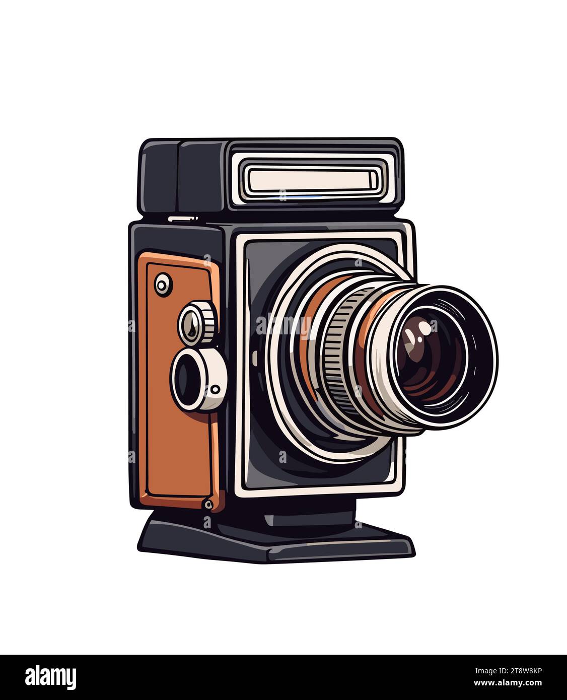 Antique camera vector design hi-res stock photography and images - Alamy