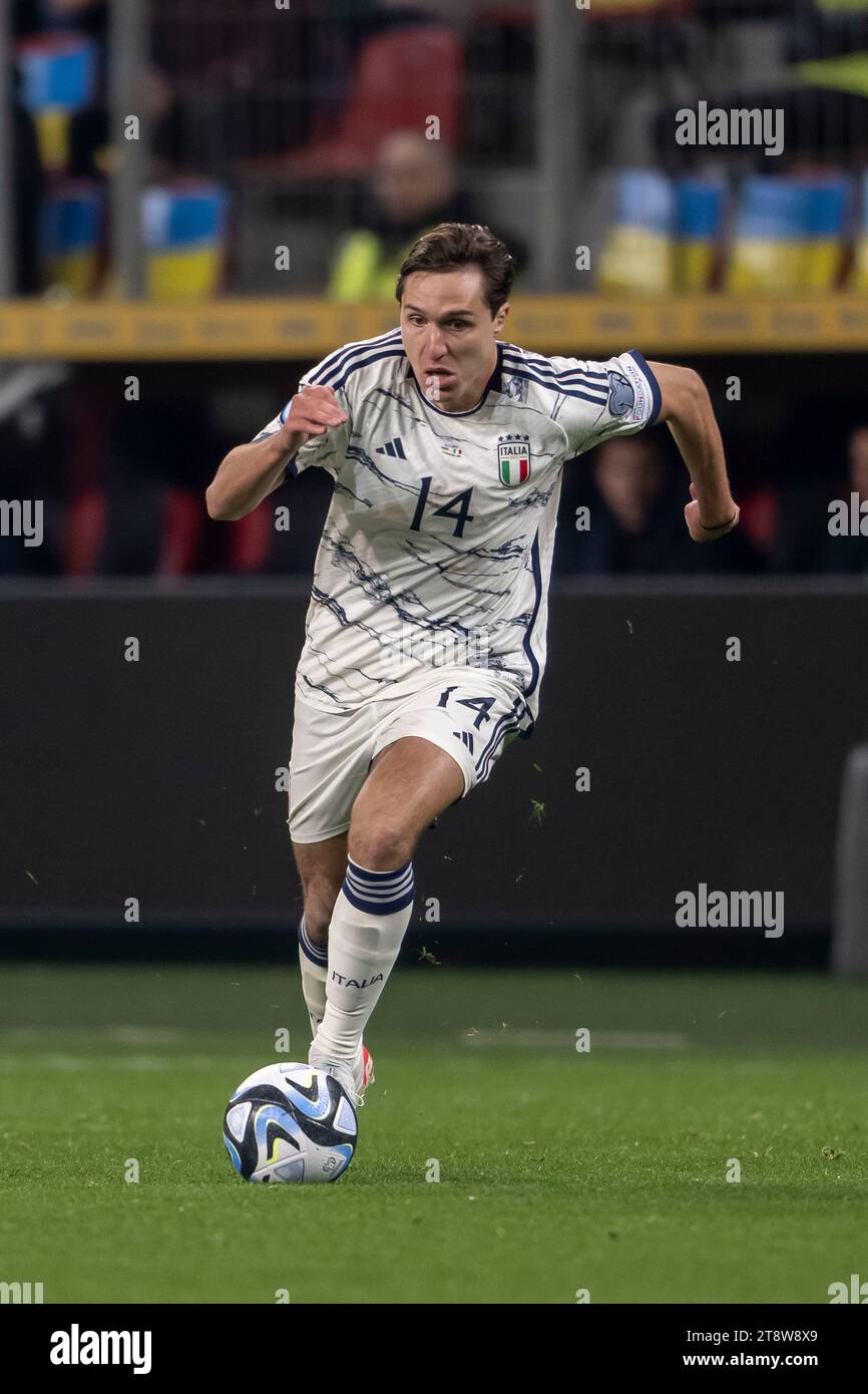 Federico Chiesa (Italy) during the UEFA "European Qualifier 2023-2024 ...
