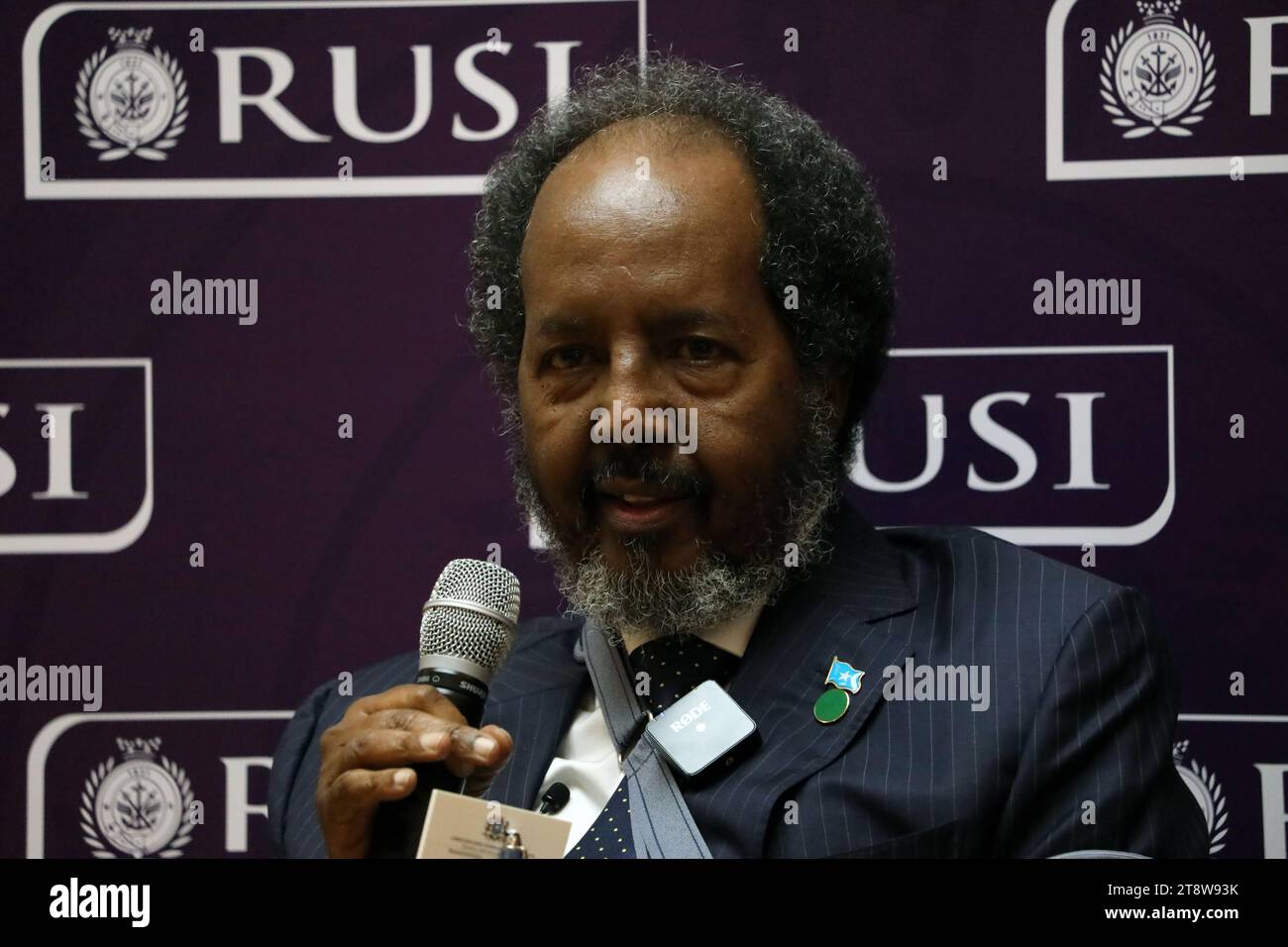 Somali president hassan sheikh hi-res stock photography and images - Alamy