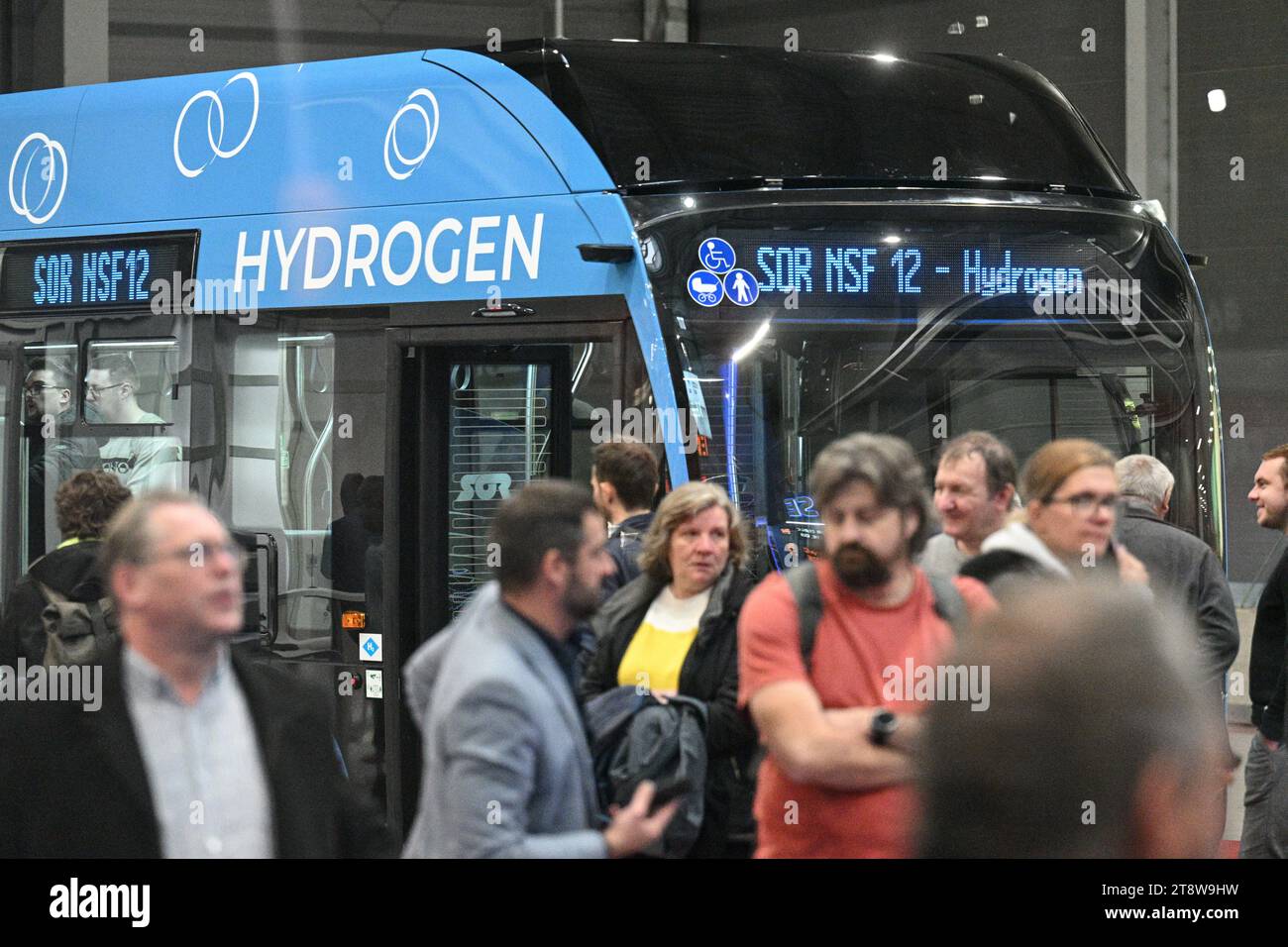 Prague, Czech Republic. 21st Nov, 2023. The manufacturer SOR Libchavy ...