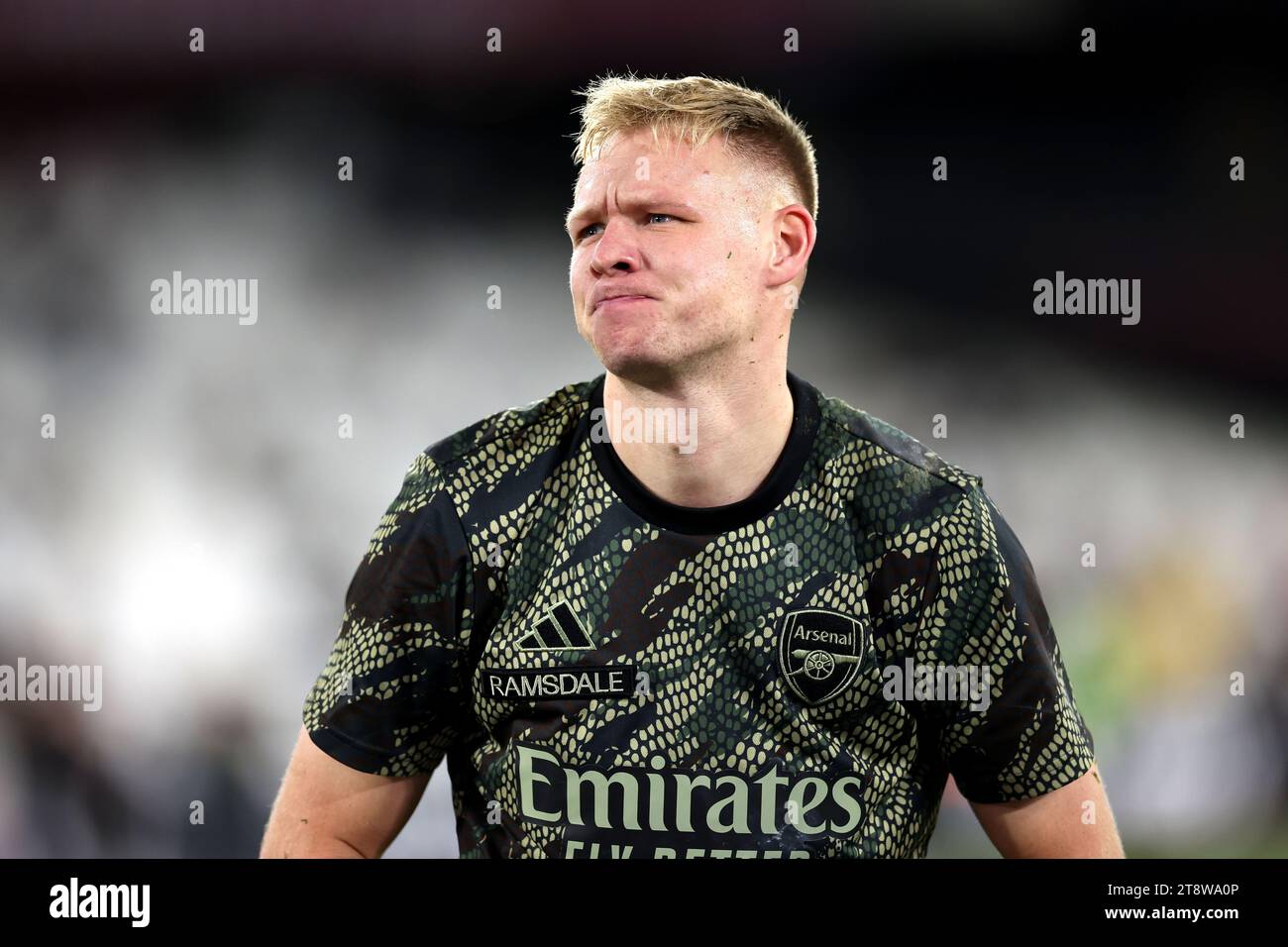 File photo dated 01-11-2023 of Arsenal goalkeeper Aaron Ramsdale ...