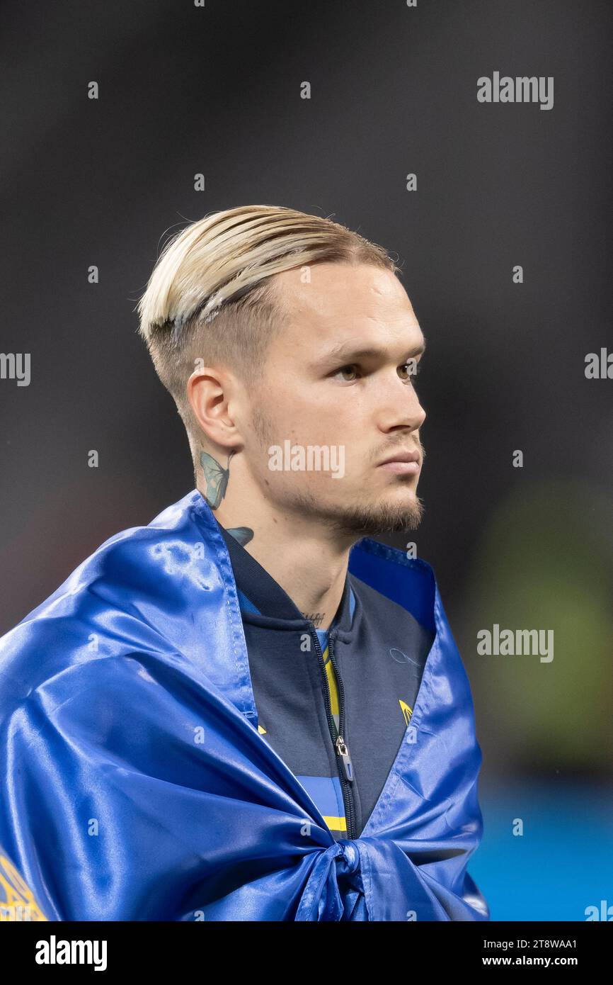 Mykhailo Mudryk (Ukraine) during the UEFA "European Qualifier 2023-2024 ...