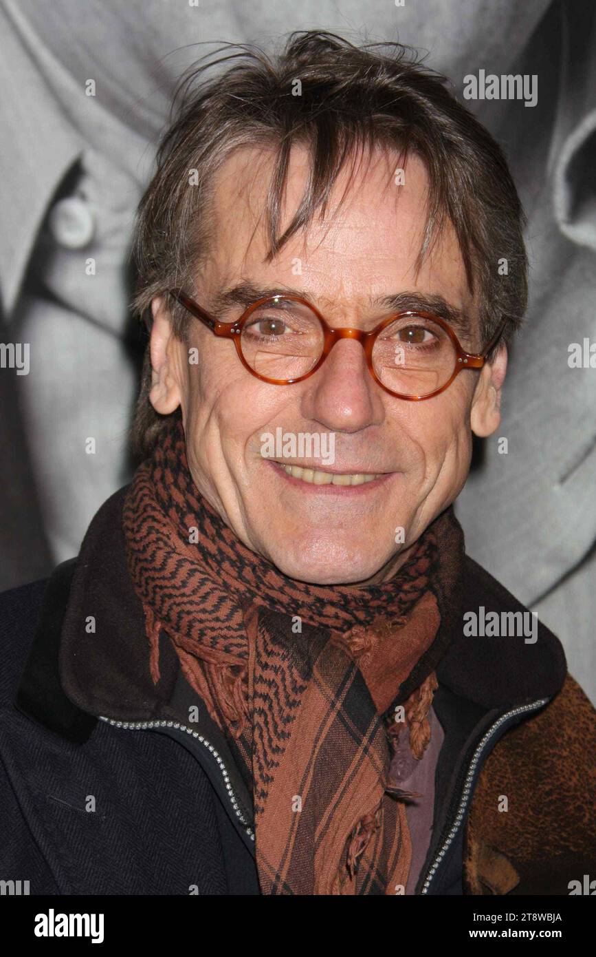 Jeremy Irons attends the opening night performance of "God of Carnage ...