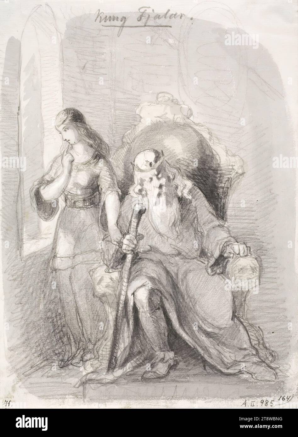 King fjalar sitting hi-res stock photography and images - Alamy