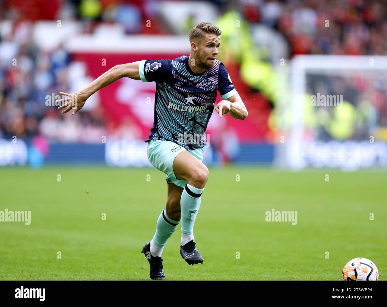File photo dated 01-10-2023 of Brentford's Kristoffer Ajer. Brentford ...