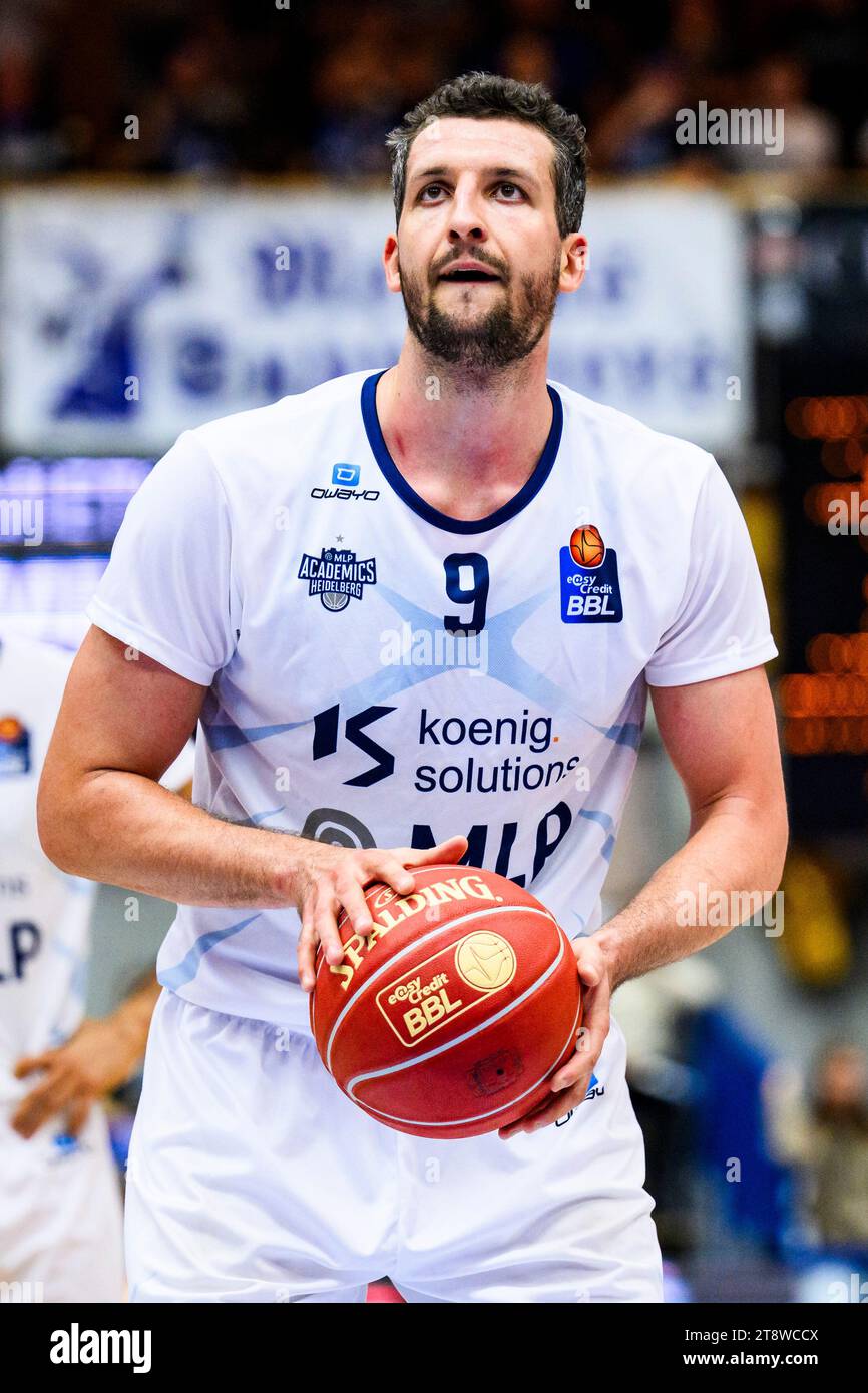 Ilshofen, Germany. 20th Nov, 2023. Basketball: Bundesliga, Hakro ...