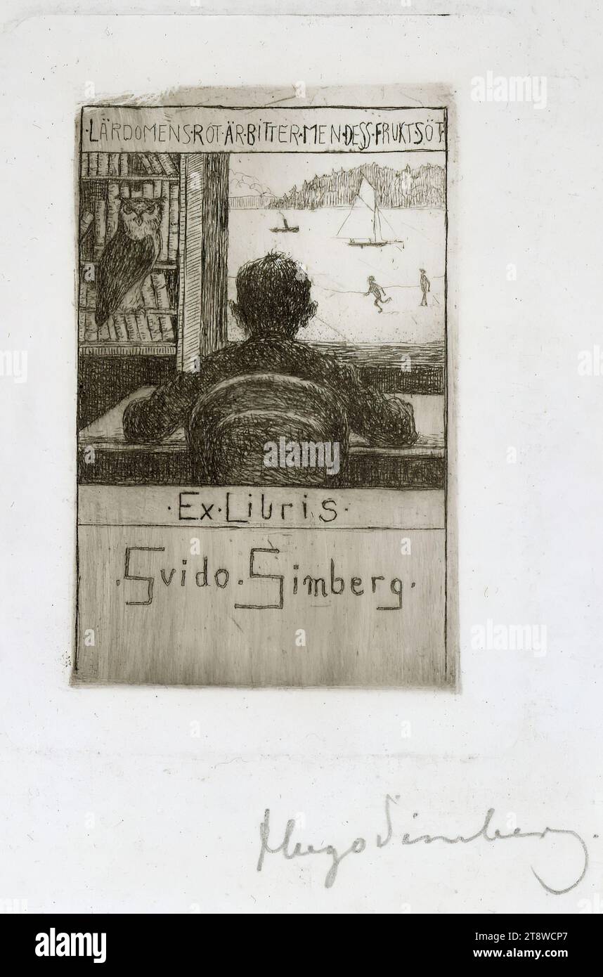 Ex libris guido simberg iii hi-res stock photography and images - Alamy