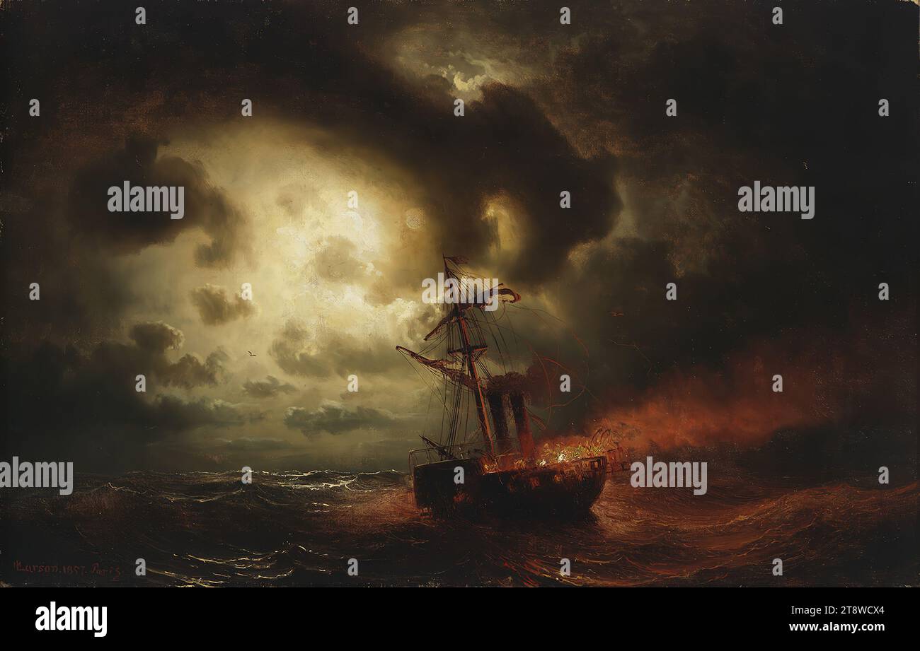 Marcus Larson, 5.1.1825, Lilla Örsätter, Itägöötanmaa, Sweden, 26.1. ...