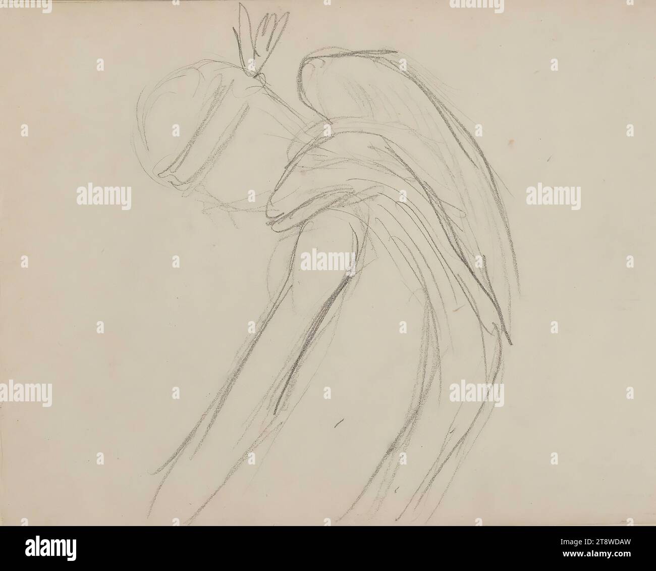 Hugo Simberg, 24.6.1873, Hamina, 12.7.1917, Ähtäri, Sketch for the work ...