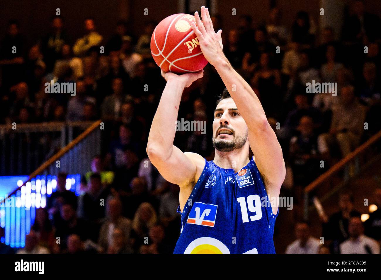 Ilshofen, Germany. 20th Nov, 2023. Basketball: Bundesliga, Hakro ...