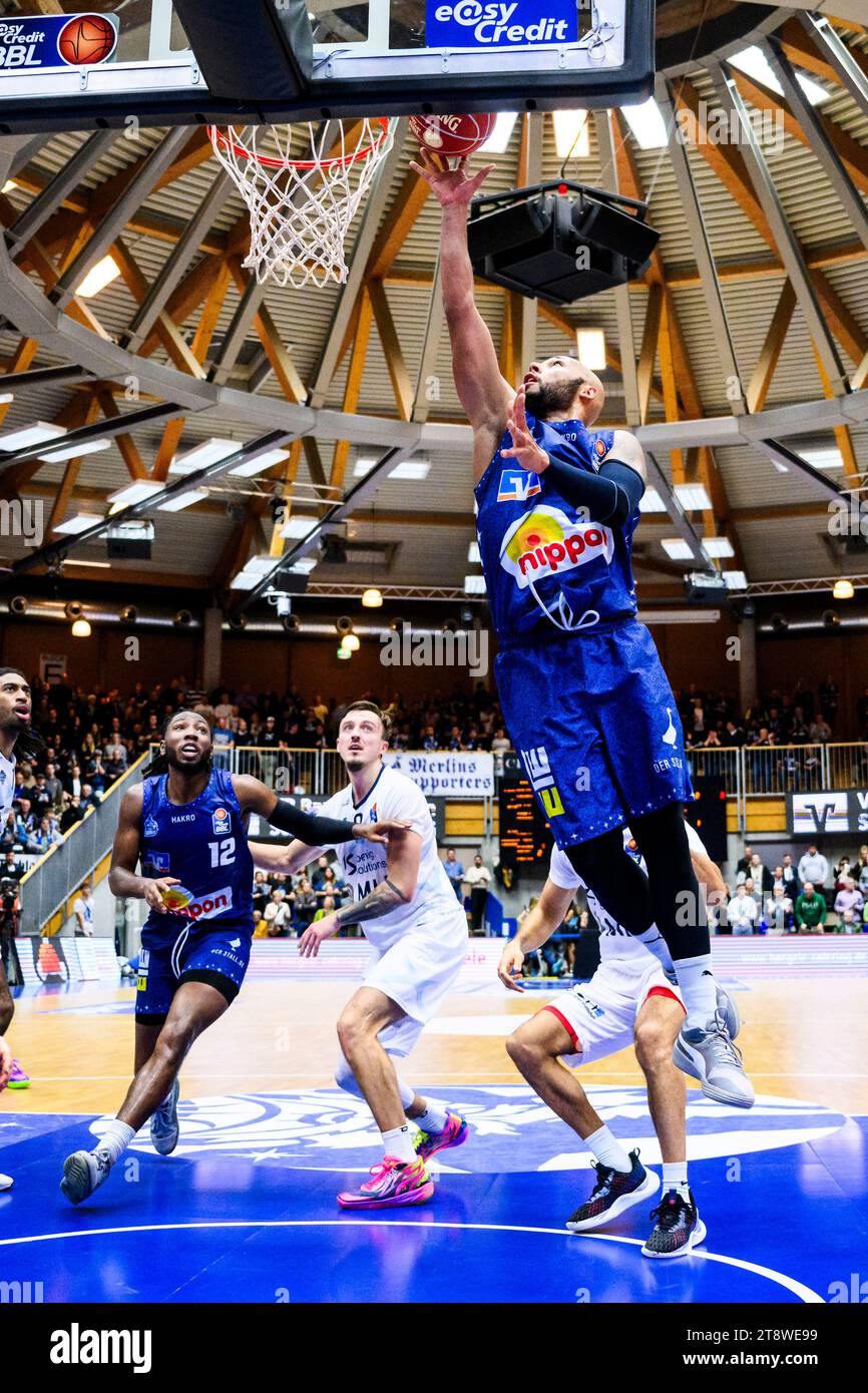 Ilshofen, Germany. 20th Nov, 2023. Basketball: Bundesliga, Hakro ...