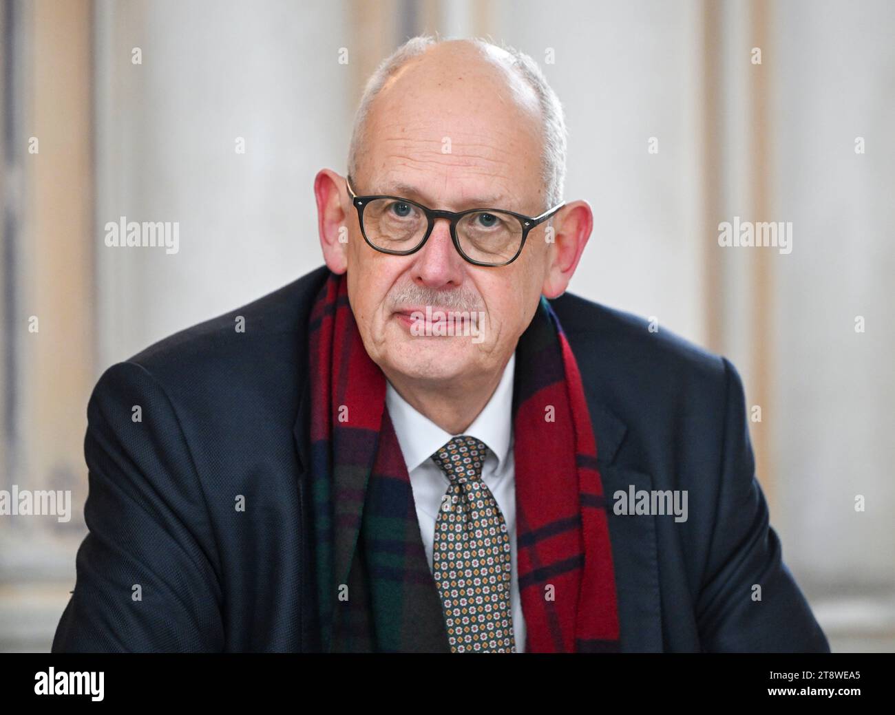 Potsdam, Germany. 17th Nov, 2023. Michael Rohde, Garden Director of the ...