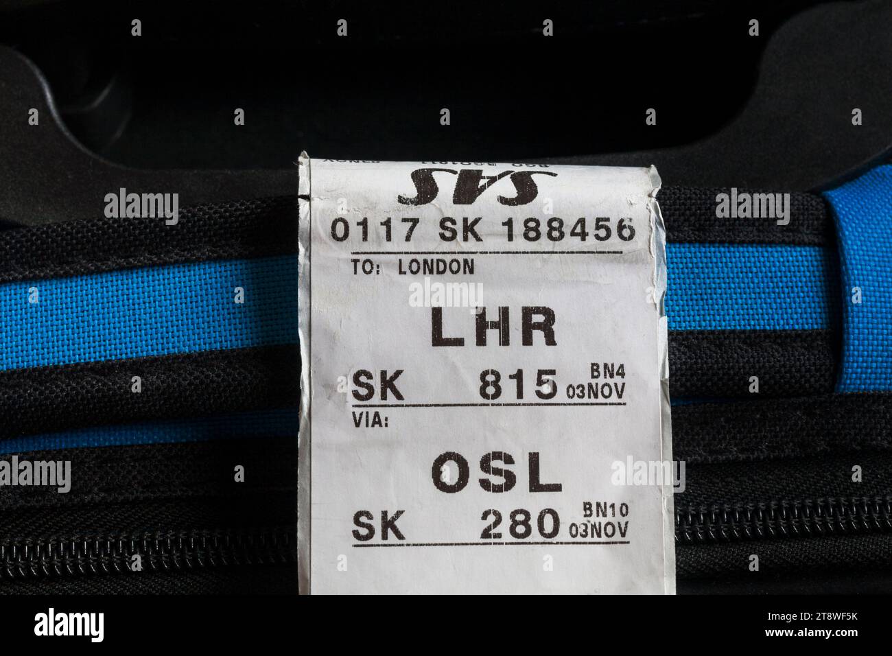 Sas luggage label hi-res stock photography and images - Alamy