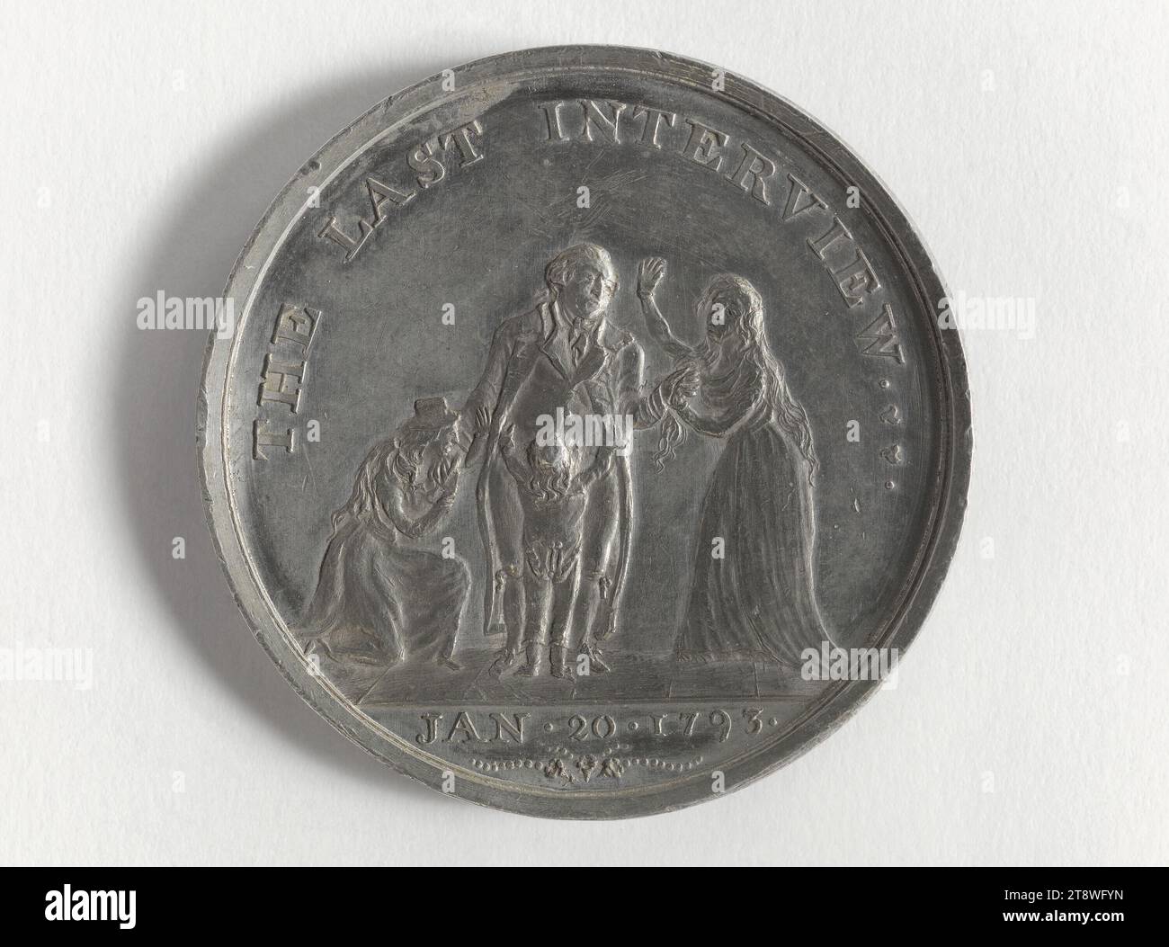 Farewell of Louis XVI to his family, January 20, 1793, Mainwaring ...