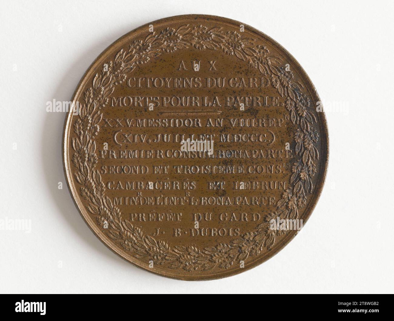 To the citizens of the Gard who died for the fatherland, 25 messidor ...