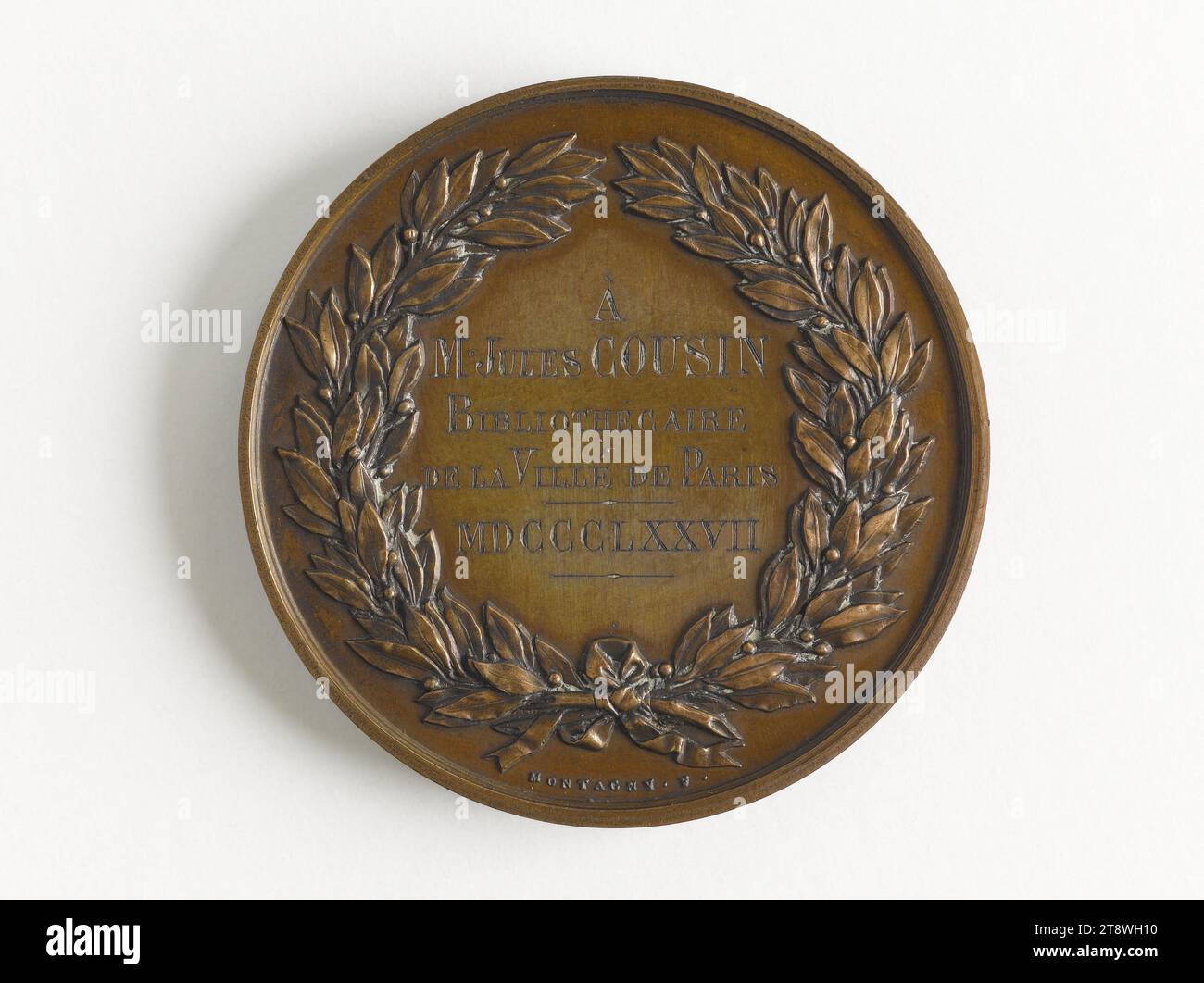 Medal offered to Jules Cousin (1830-1899), French collector and ... Medal offered to Jules Cousin (1830-1899), French collector and ...