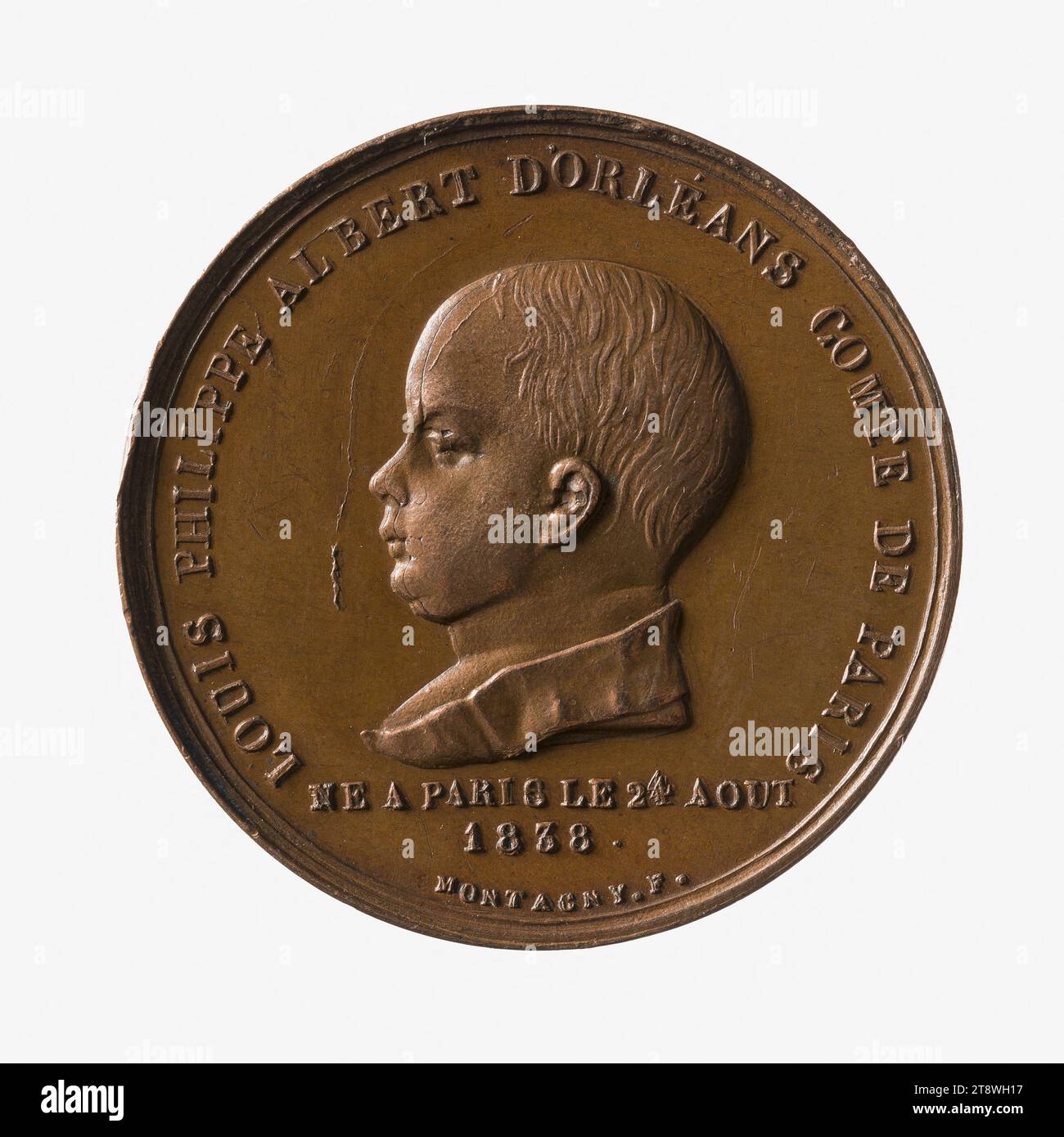Birth of Louis Philippe Albert d'Orléans, Count of Paris, August 24 ...