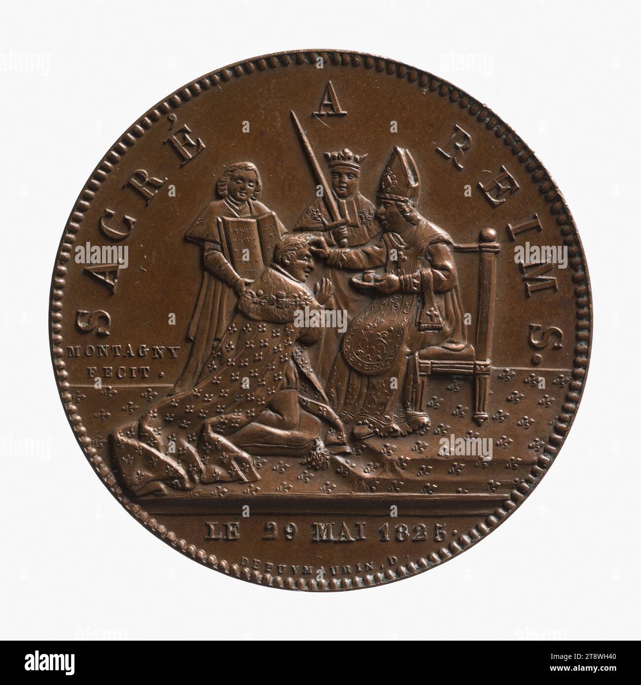 Coronation of King Charles X in Reims, May 29, 1825, Montagny, Jean ...