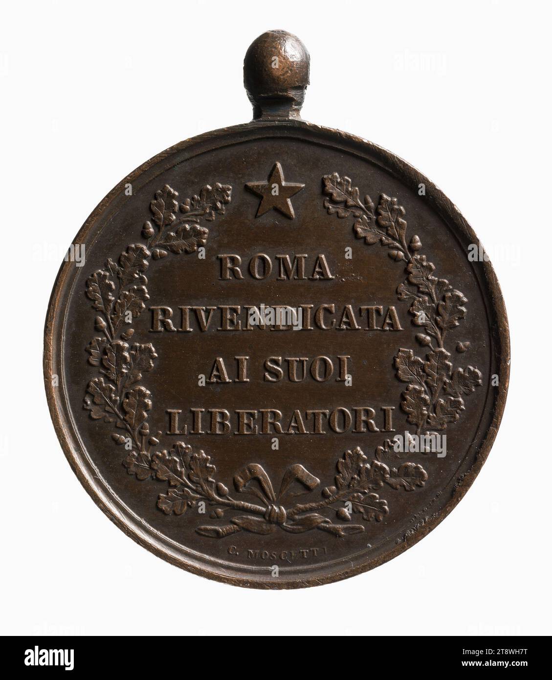 Rome to its liberators, 19th century, Moscetti, Carlo, Engraver in ...