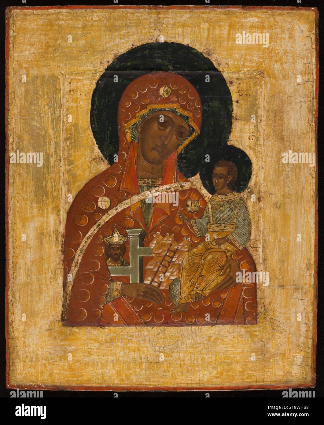 The Mother of God, inviolate mountain, Novgorod (School of Northern ...
