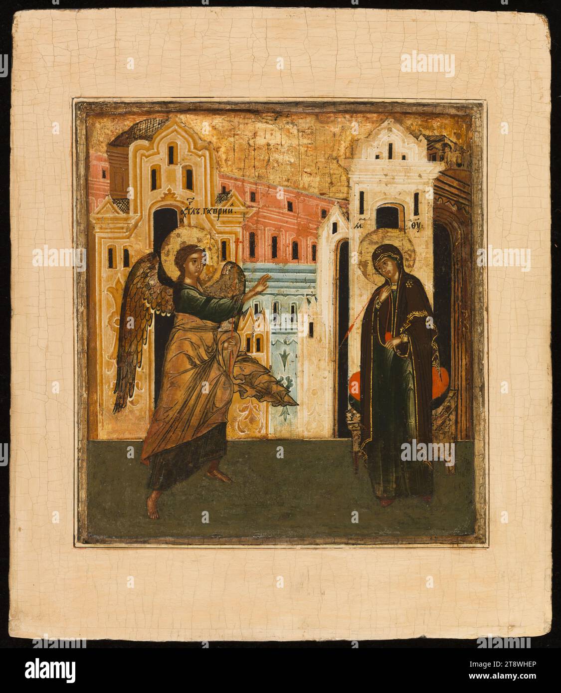 The Annunciation, Novgorod (Northern Russian School), Painter, Between ...